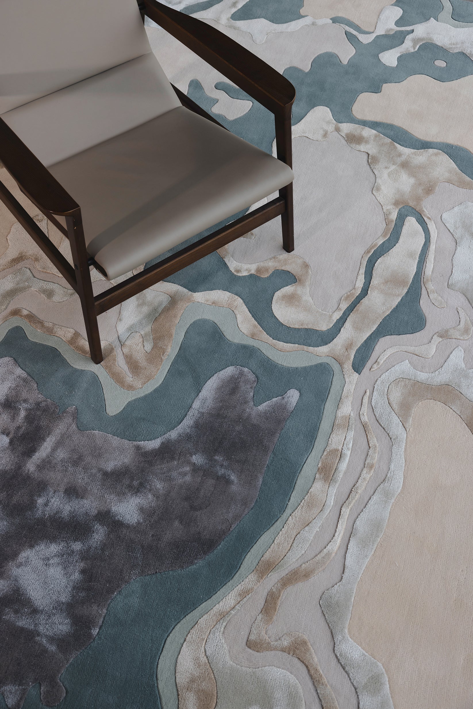 Buy Polished Cotton Silk Oil Spill Carpets Original Carpets Online in ...