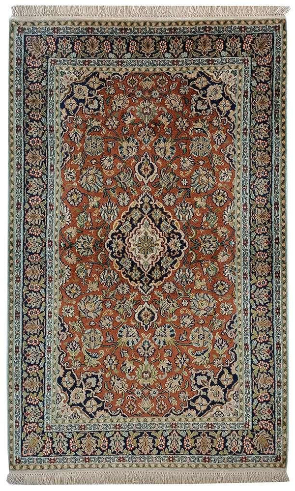Zuma Kashan Carpet 12044 | Persian Hand Knotted Rugs | Dubai UAE
